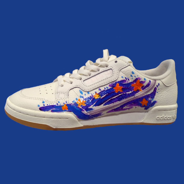 Customisation Sneaker: Peindre les sneakers Adidas: motifs tendances