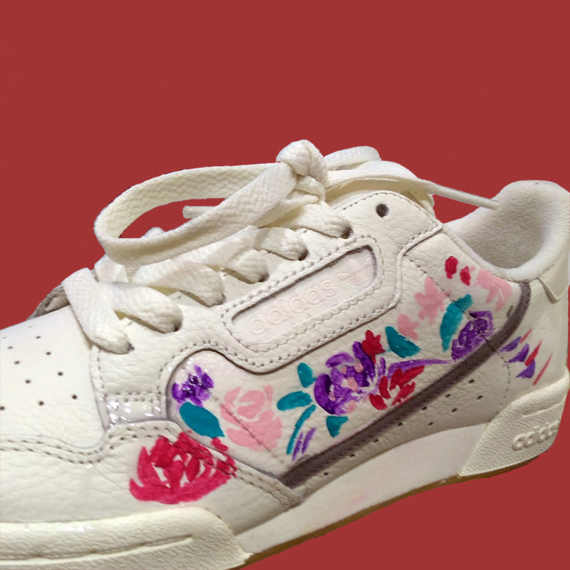 Customisation Sneaker: Peindre les sneakers Adidas: motifs tendances